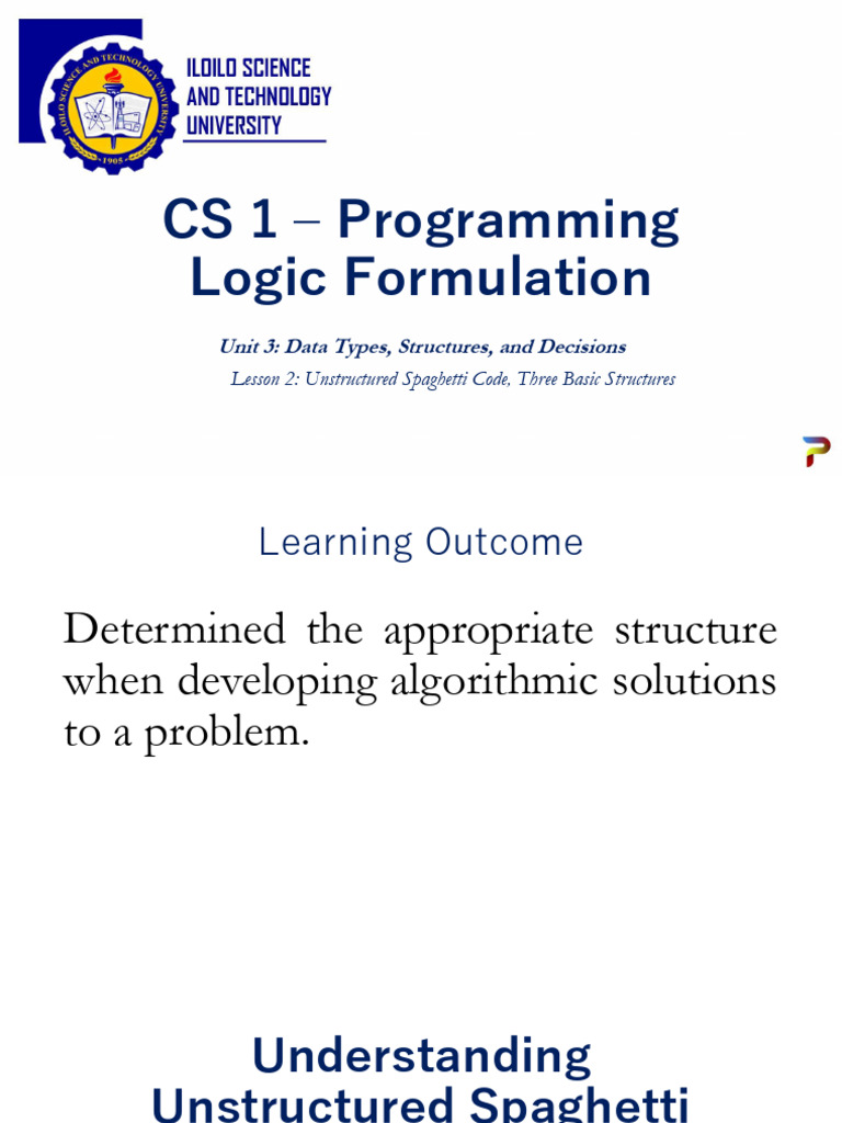 05 CS1 Unit 3 - Lesson 2 | PDF | Control Flow | Computer Programming