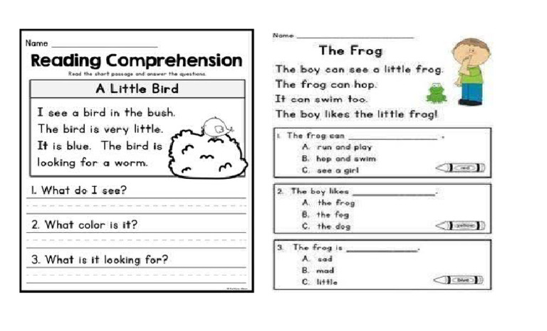 Easy Reading Comprehension | PDF