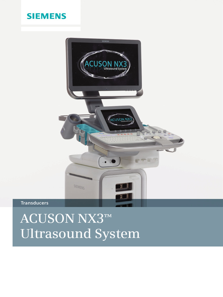 US ACUSON NX3 Standard Transducer Flyer HOOD05162002275023 152080730 1 ...