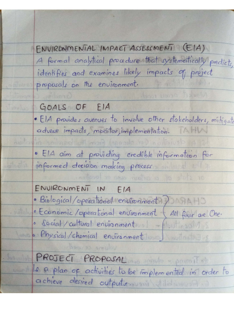 EIA Summary and UE Questions | PDF