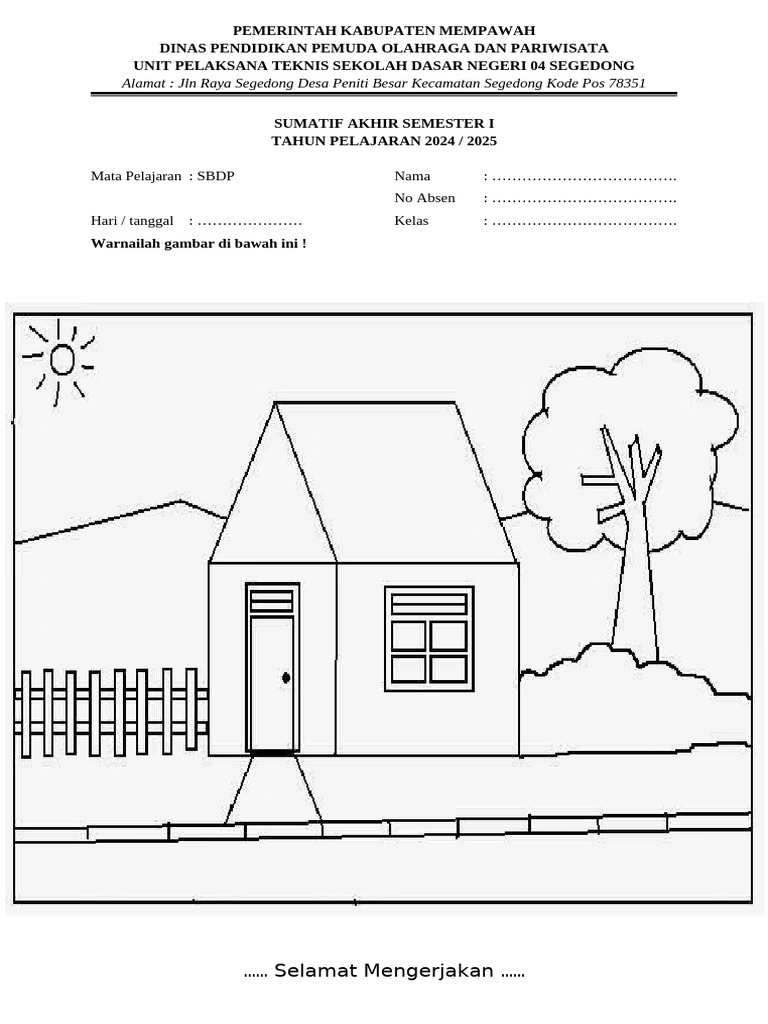 Soal Ulangan - SBD | PDF