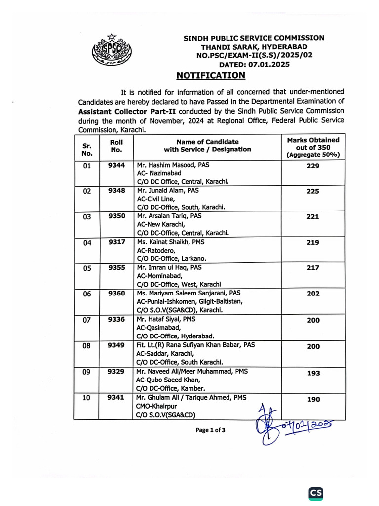 Assistant Collectors Part-II | PDF