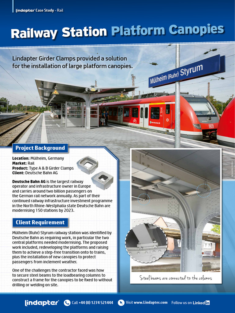 Mulheim Railway Station Case Study Uk Pdf Rail Transport