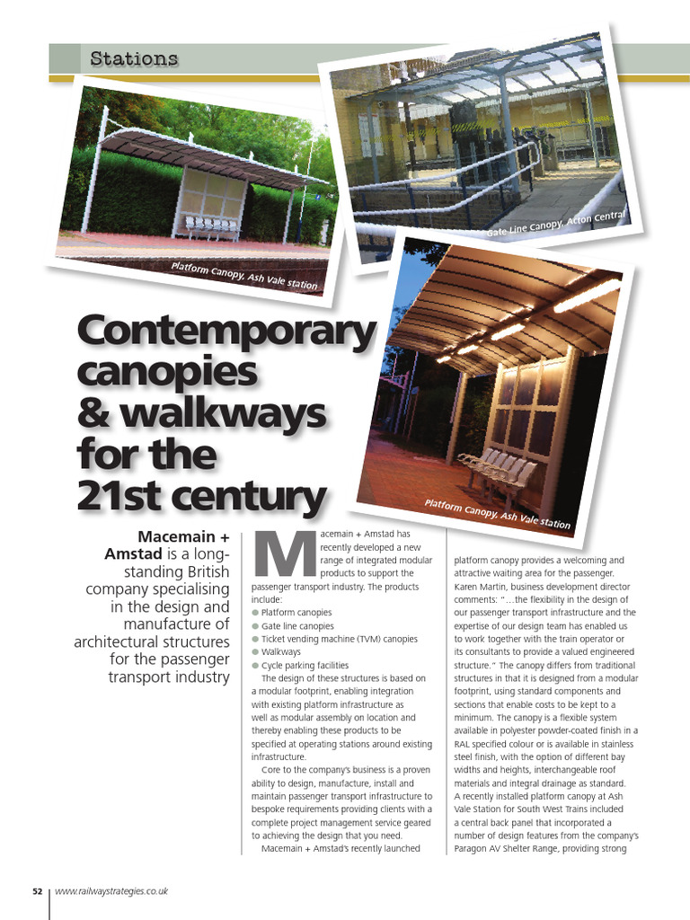 Contemporary_Canopies_and_Walkways_for_the_21st_Century | PDF | Transport