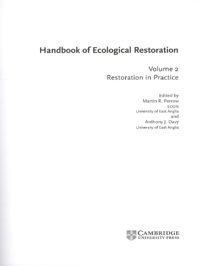 Ecological Restoration Full Course | PDF | Damages | Biodiversity