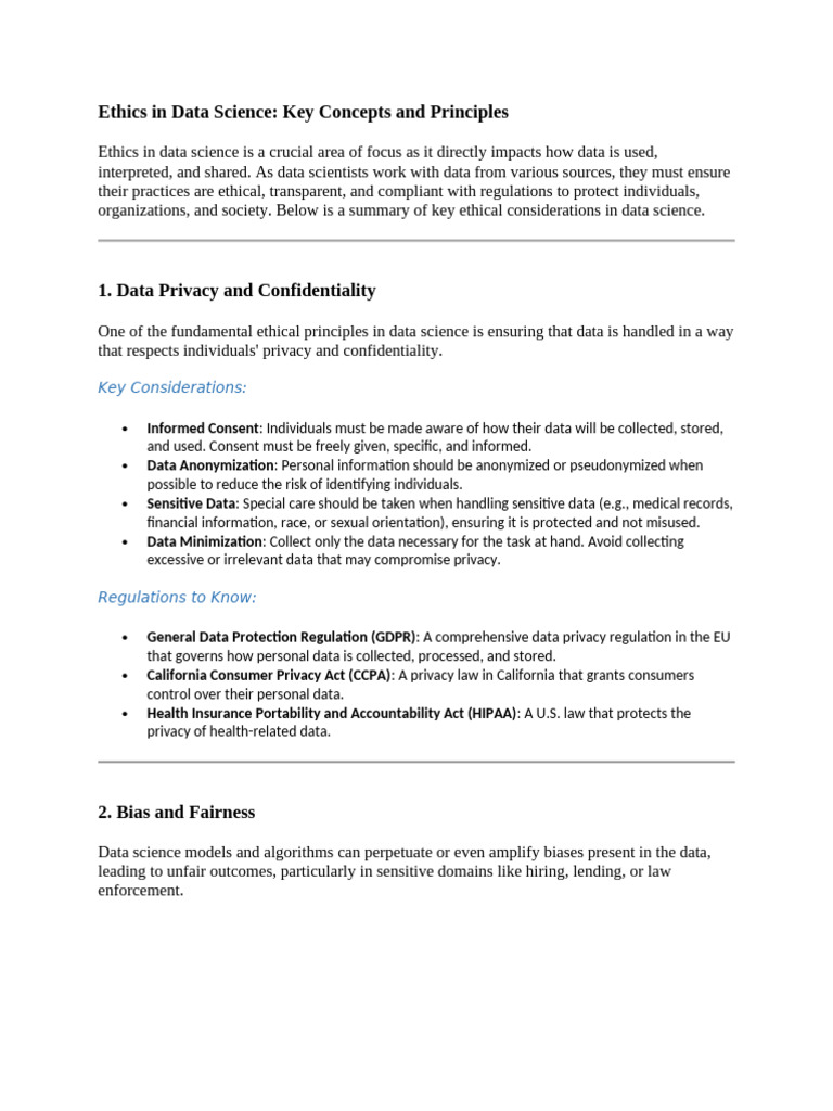 data science notes resu | PDF | Privacy | Justice data science notes resu | PDF | Privacy | Justice