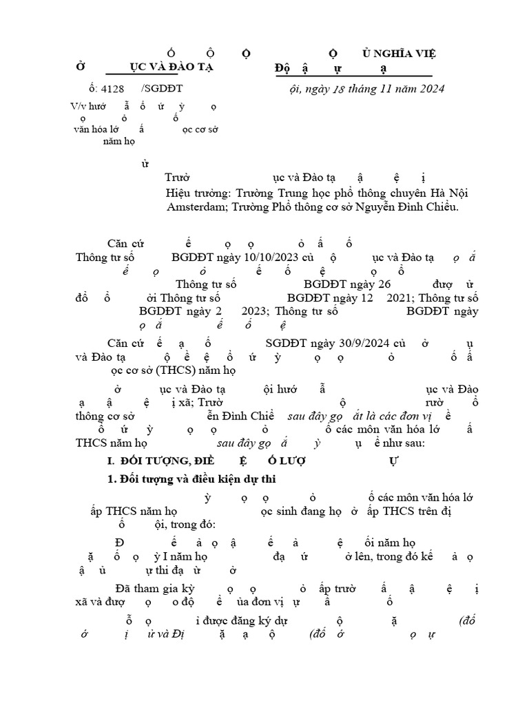 4128-QLT-HD Thi HSG9 2024-2025 | PDF