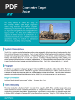 AN/TPQ-50 Counterfire Radar Overview | PDF | Artillery | Radar