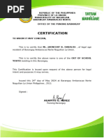 SALN Transmittal Checklist OMB Form 8 | PDF