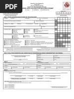 Building Permit (FRONT) | PDF | Notary Public | Economic Sectors