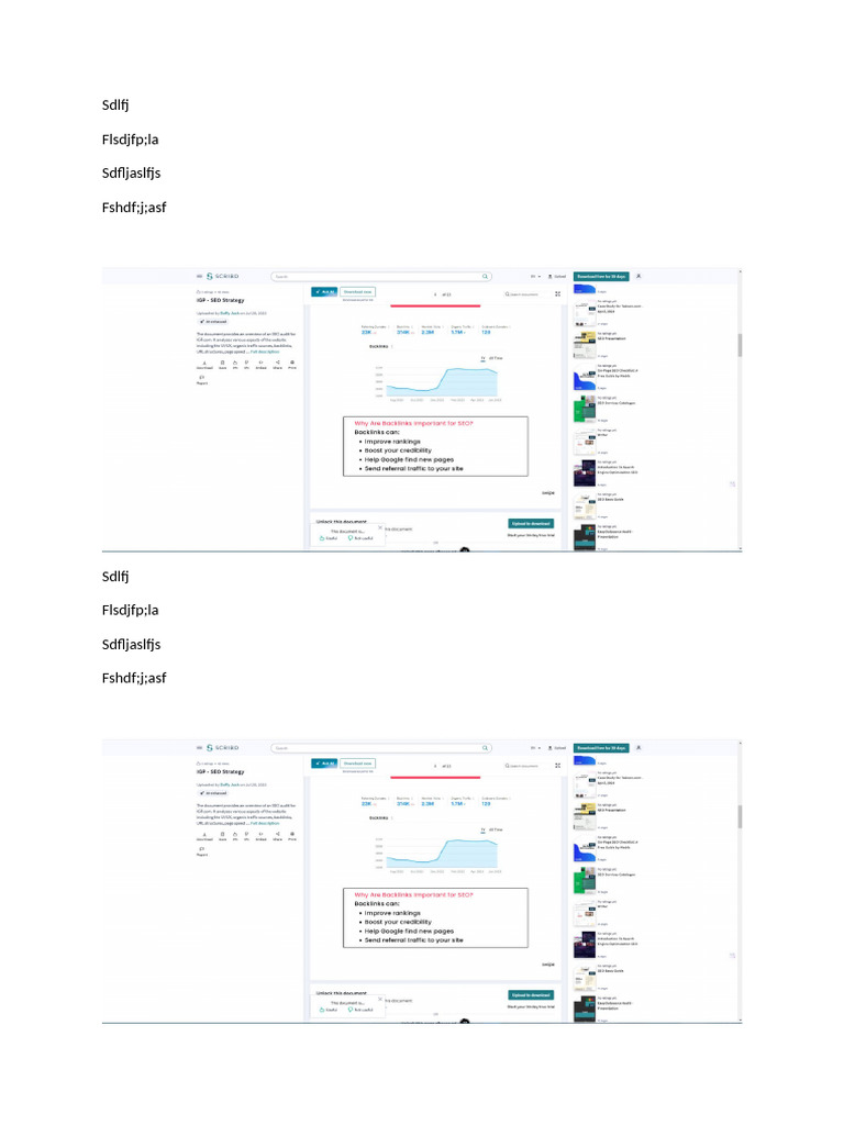 SDLFJ FLSDJFP La Sdfljaslfjs FSHDF J Asf | PDF