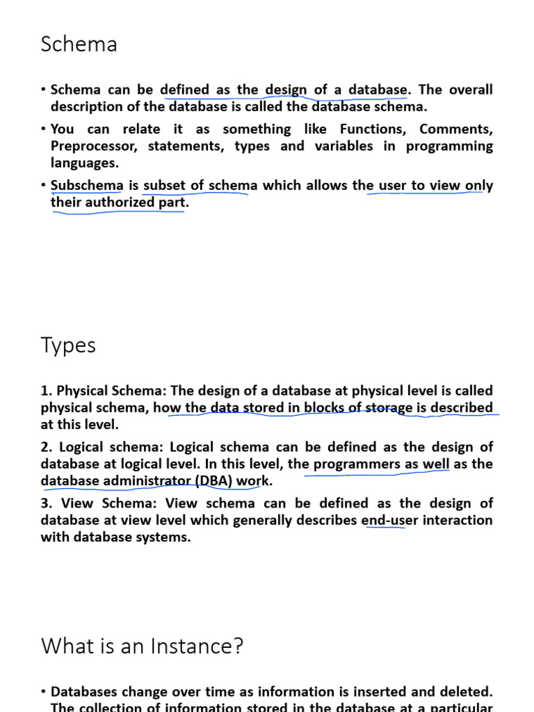 Understanding Database Schema Types | PDF