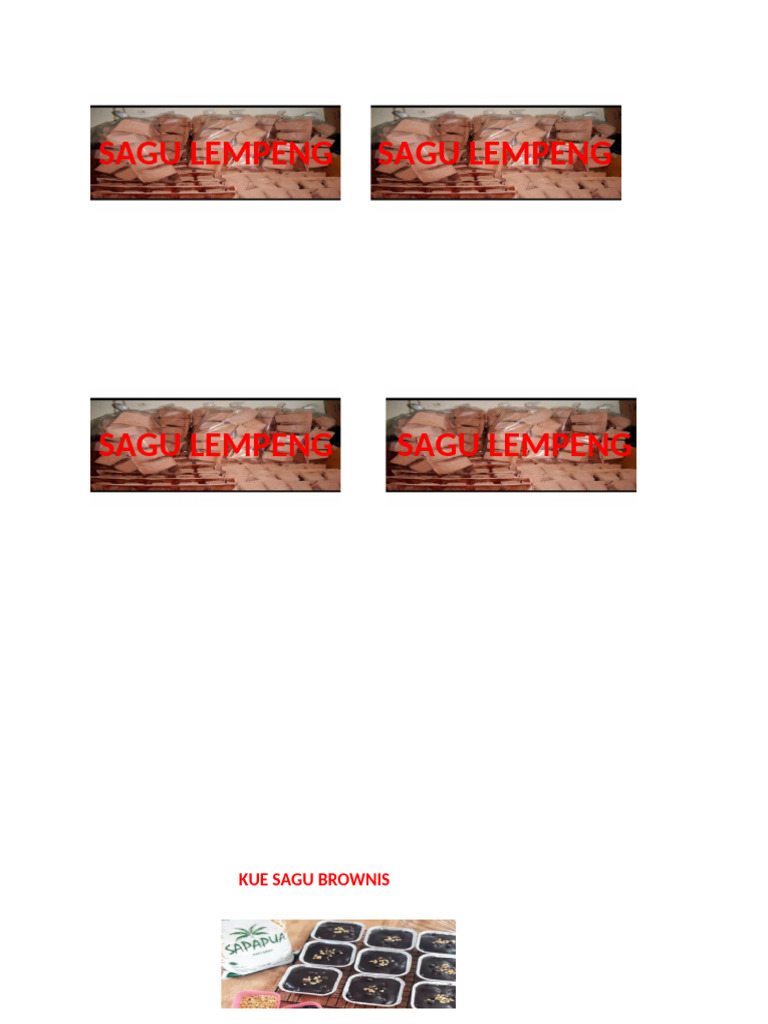 Sagu Lempeng Sagu Lempeng | PDF