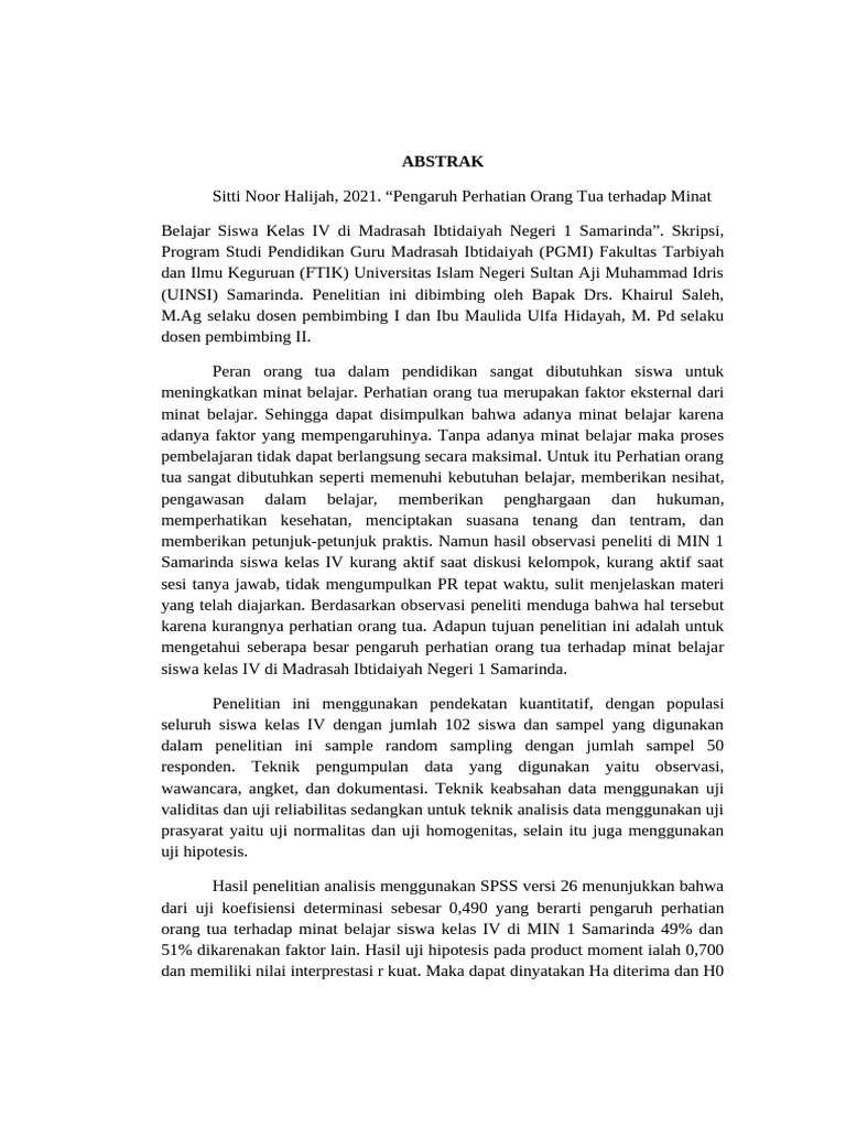 Sitti Noor Halijah | PDF