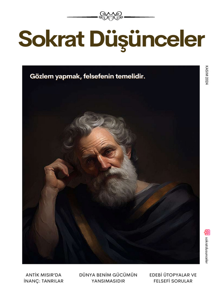 Sokrat Düşünceler Kasım 2024 Dergi | PDF