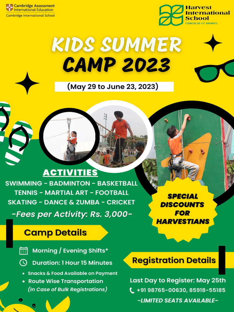 Harvest Summer Camp Final | PDF