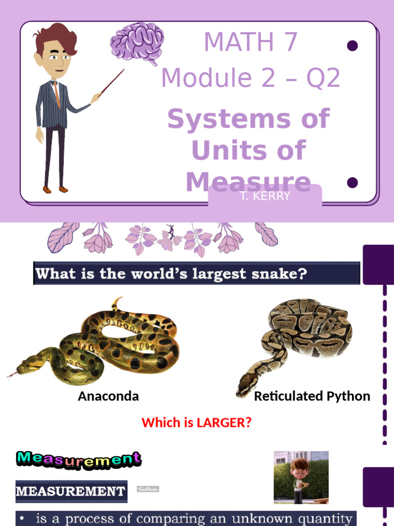 Measurements Grade 7 Lesson | PDF