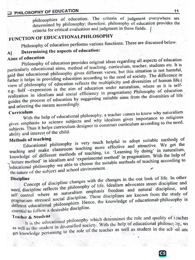 functions of philosophy | PDF