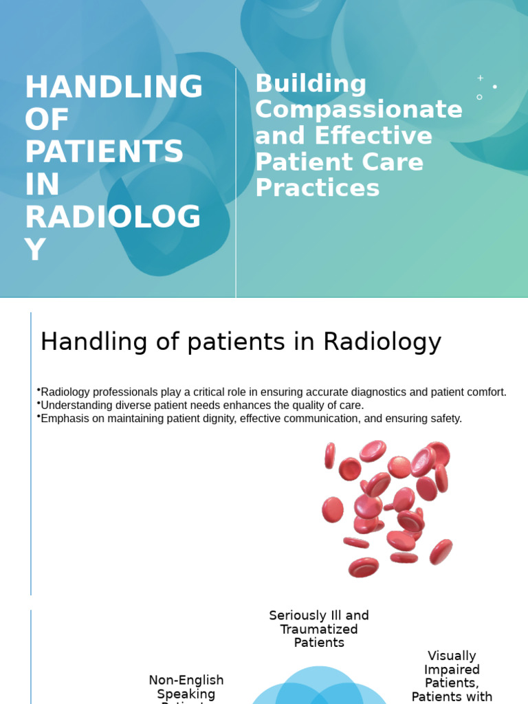 Effective Communication in Radiology | PDF | Nonverbal Communication ...