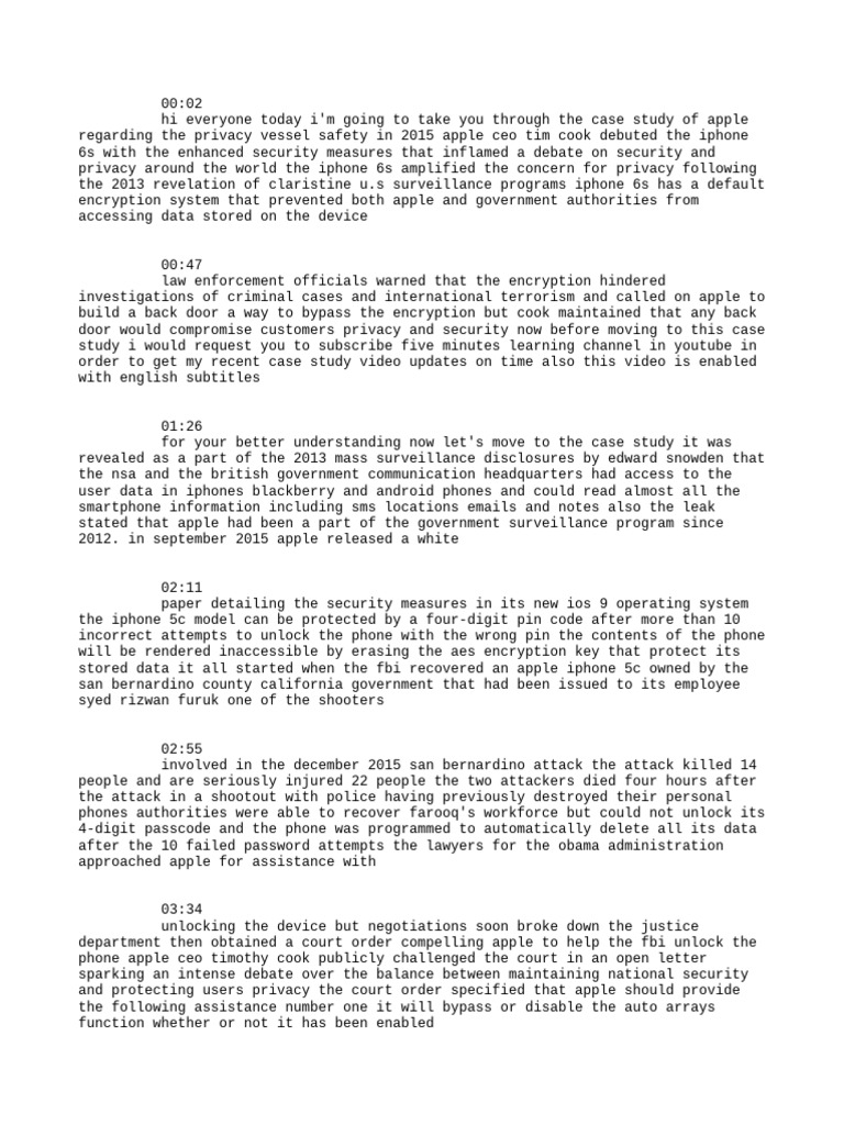 NoteGPT_Apple Vs FBI Case _ Business Ethics _ Privacy Vs Security ...