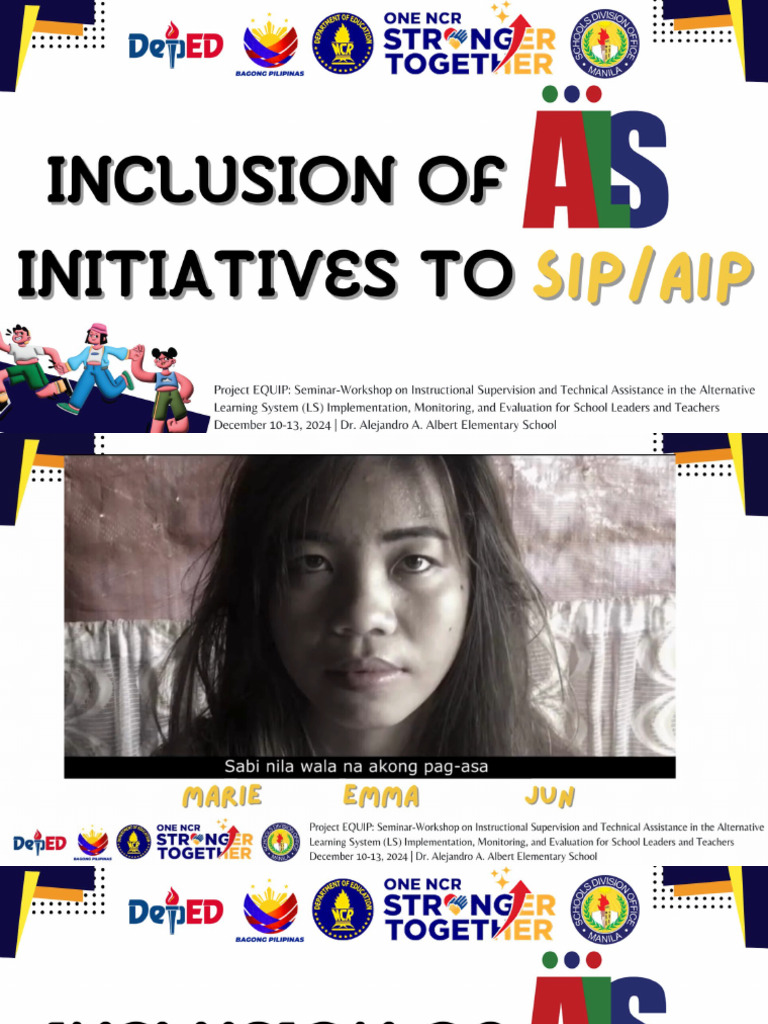 Slide Deck- Inlclusion of ALS to SIP and AIP | PDF