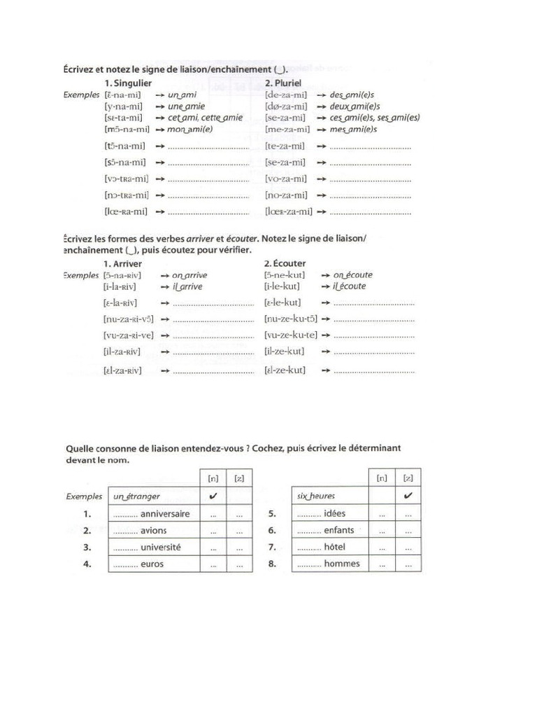 Exercice de Liaison Et D'enchainement | PDF