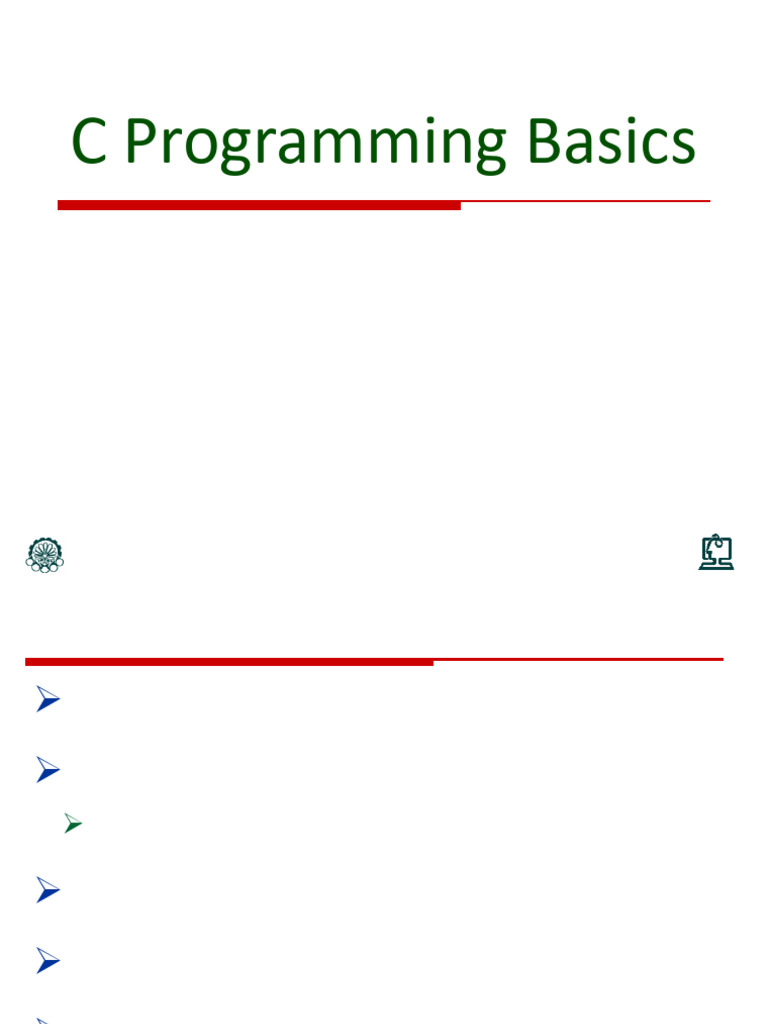 Lecture 03 - C Programming Basics | PDF | Data Type | Boolean Data Type Lecture 03 - C Programming Basics | PDF | Data Type | Boolean Data Type