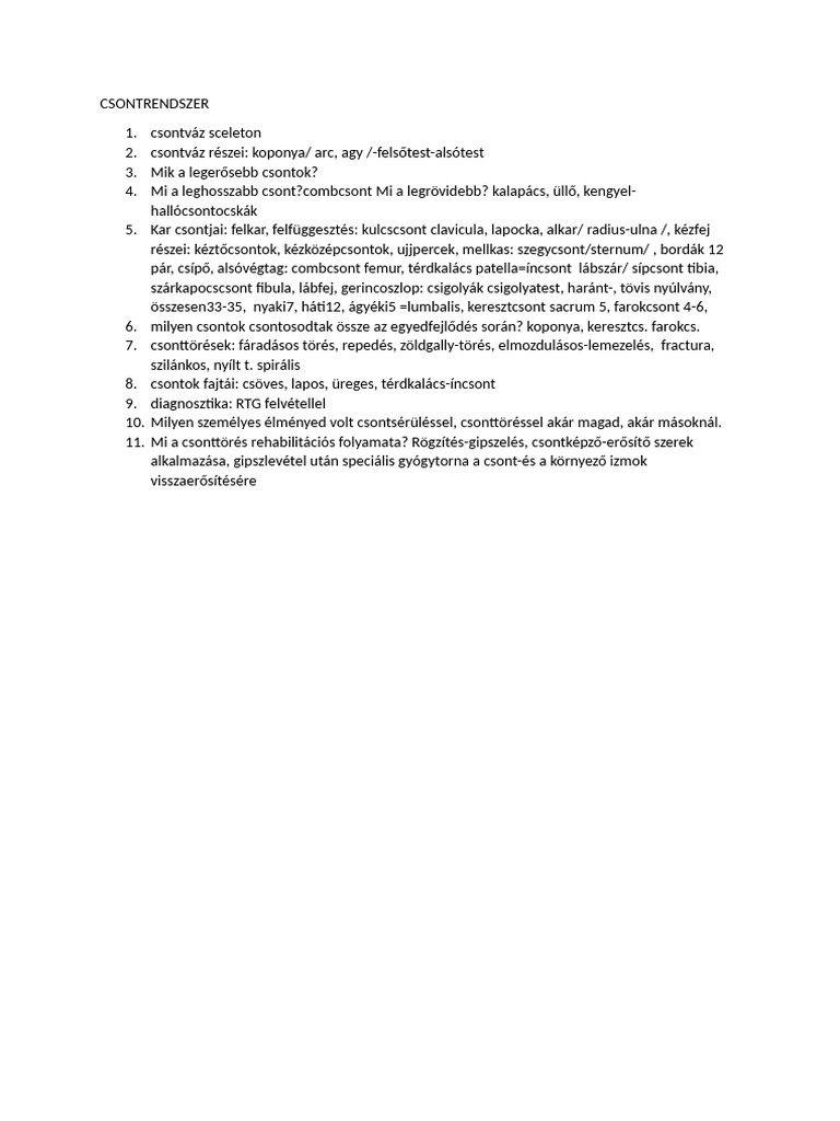 CSONTRENDSZER | PDF