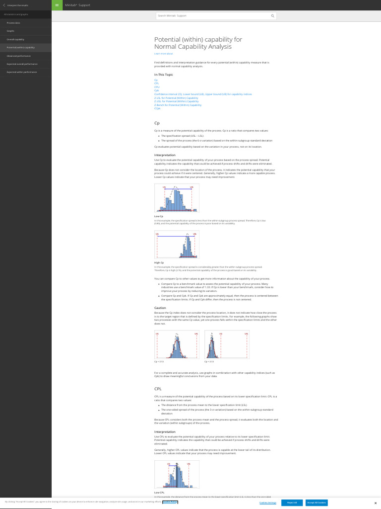 support_minitab | PDF | Statistical Analysis | Teaching Mathematics