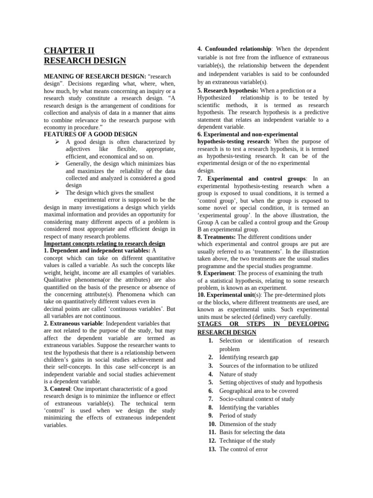 Research Design | PDF | Experiment | Statistical Hypothesis Testing