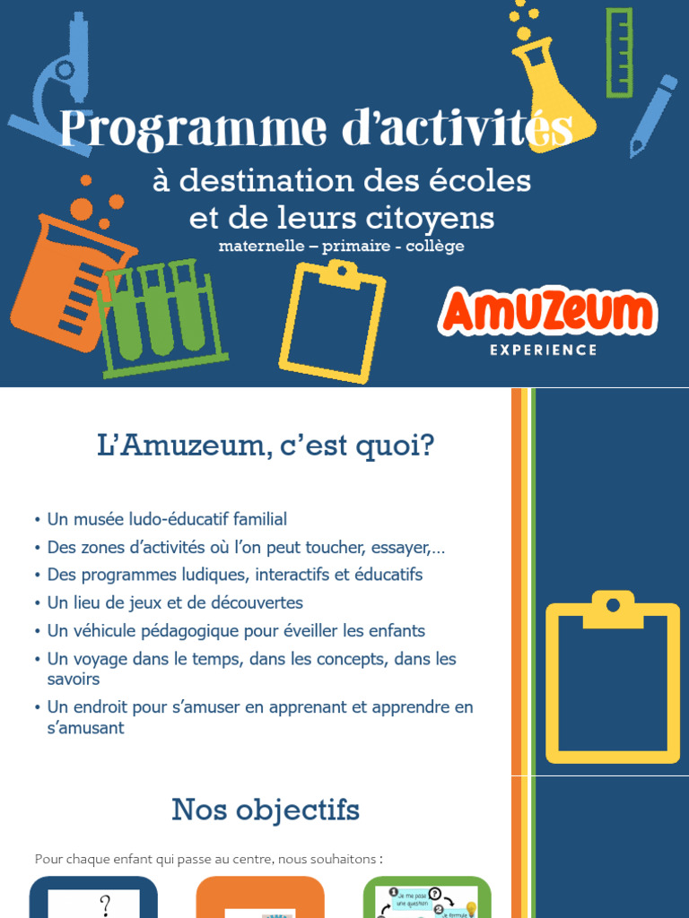 Activités ludo-éducatives pour enfants | PDF