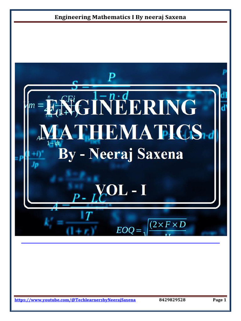 Engineering Mathematics Unit III and IV | PDF | Differential Equations | Ordinary Differential ...