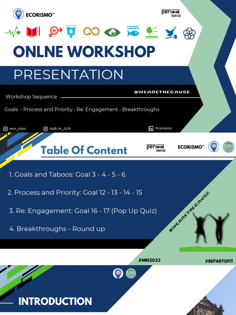 ECORISMO Workshop Presentation | PDF | Natural Environment | Sustainable Development
