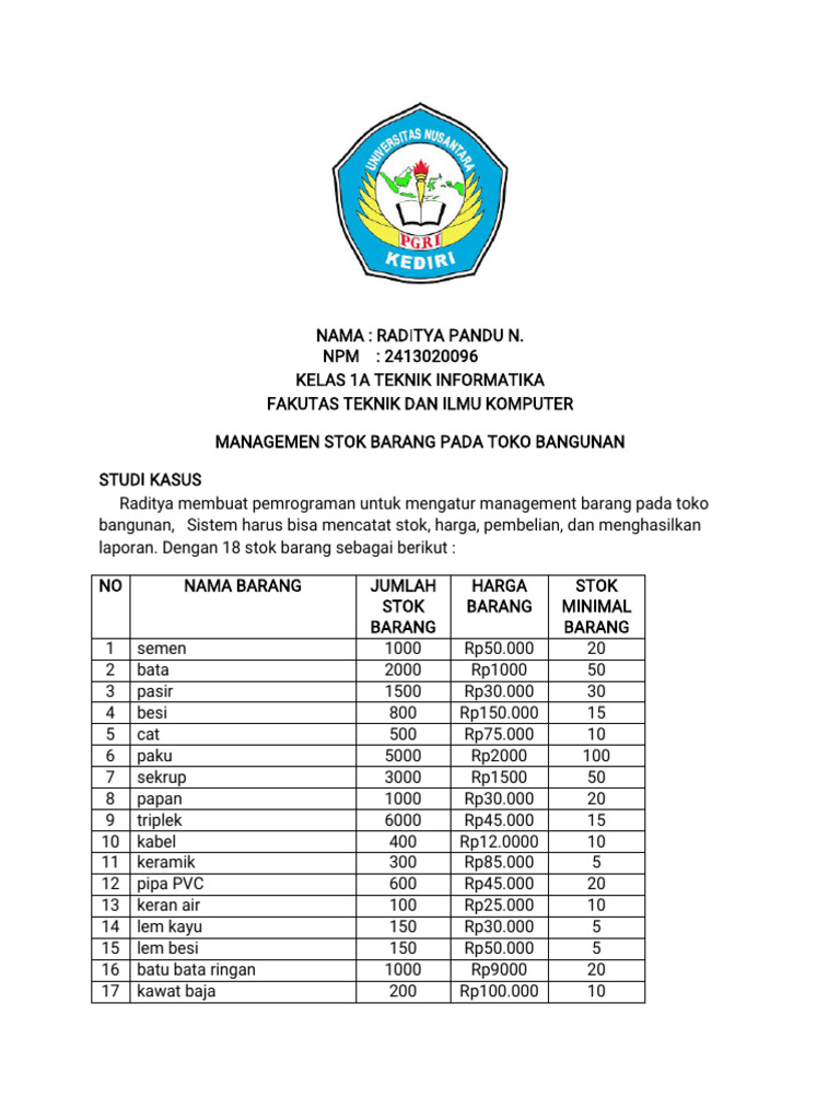 STUDI KASUS pandu | PDF