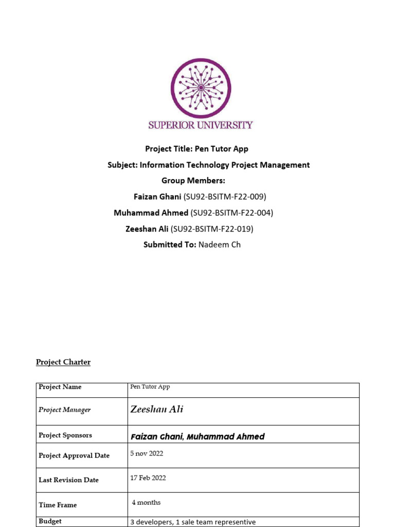 ITPM Project Precise Data (Recovered) | PDF | Project Management | Business