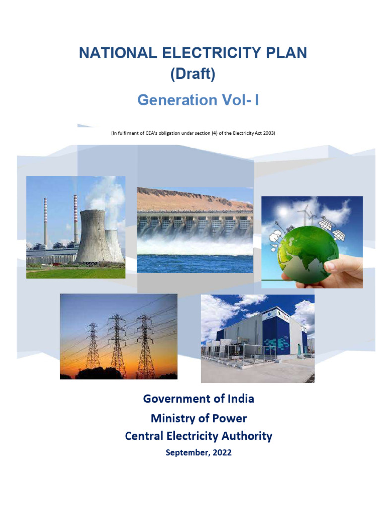 NATIONAL ELECTRICITY PLAN DRAFT | PDF | Renewable Energy | Power Station