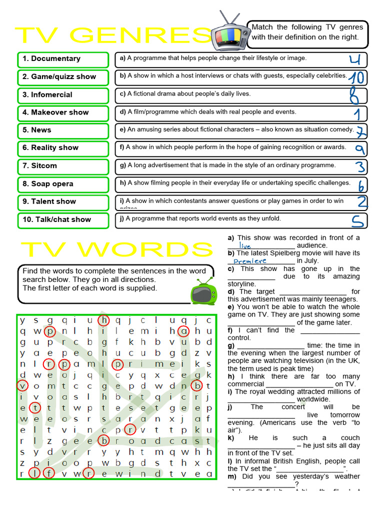 Editado - Tv-Genres-And-Words-Fun-Activities-Games-Information-Gap ...
