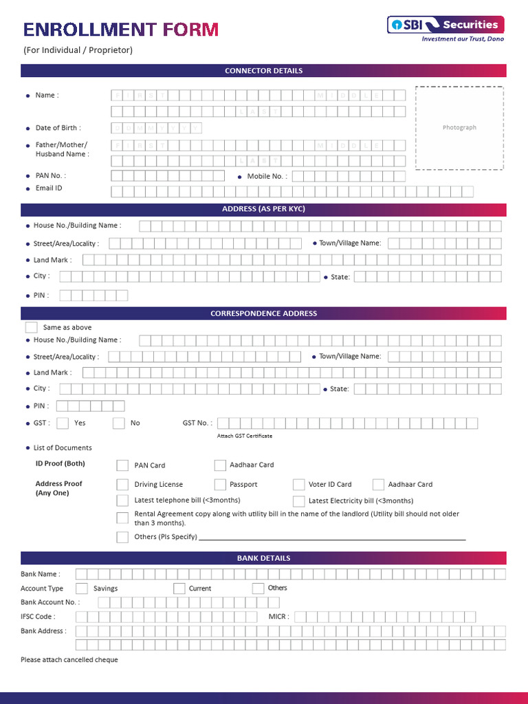 Empanelment Form Individual | PDF | Authentication | Access Control