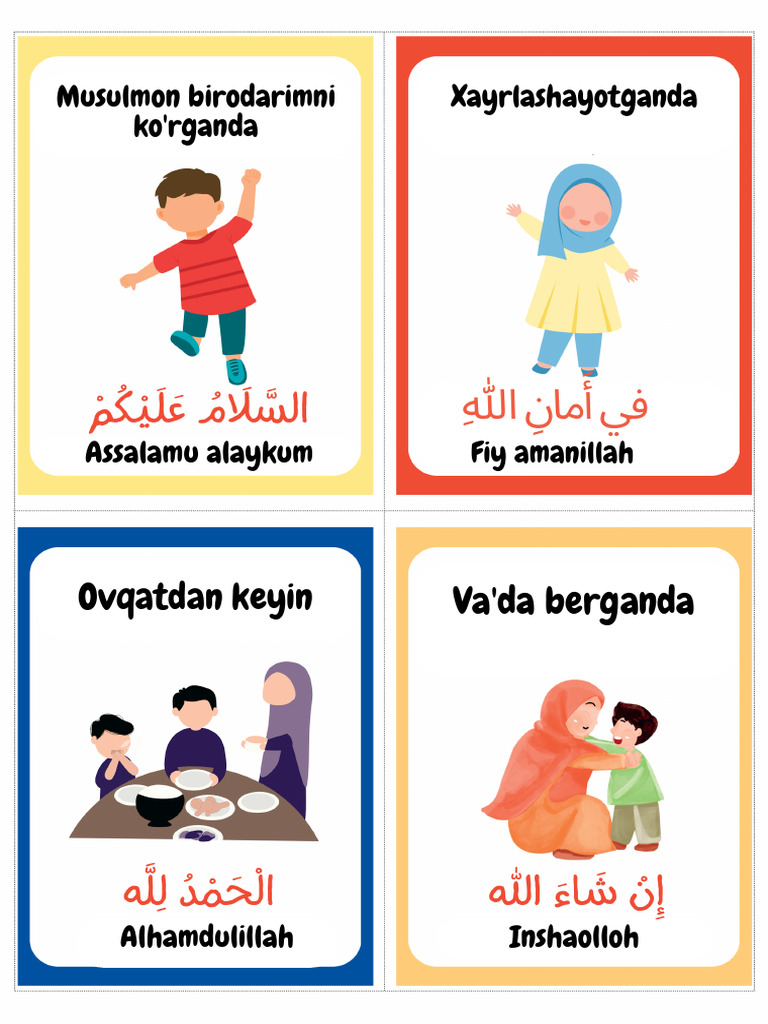 Islomiy So'Zlar | PDF