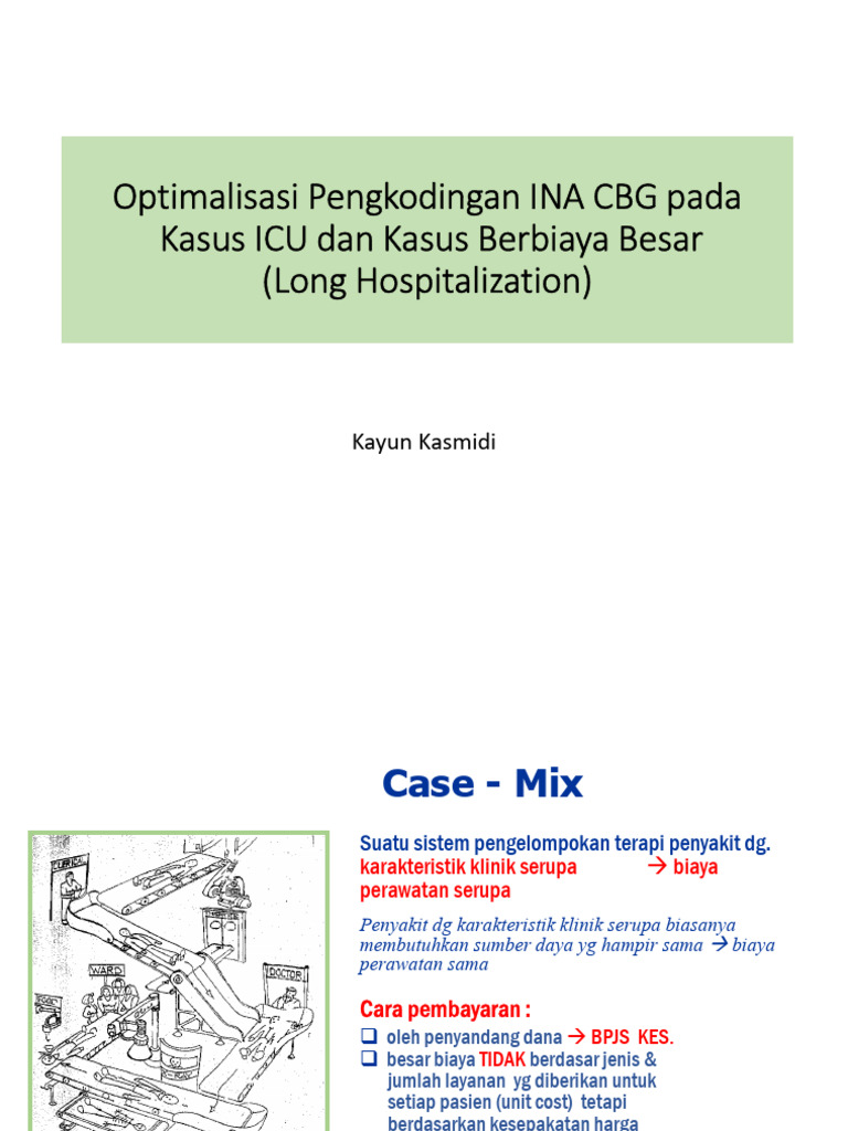 Optimalisasi INA-CBG Kasus ICU | PDF