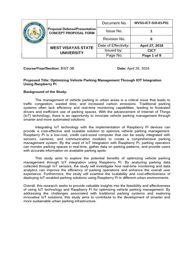 Parking Mangaement System | PDF | Internet Of Things | Parking