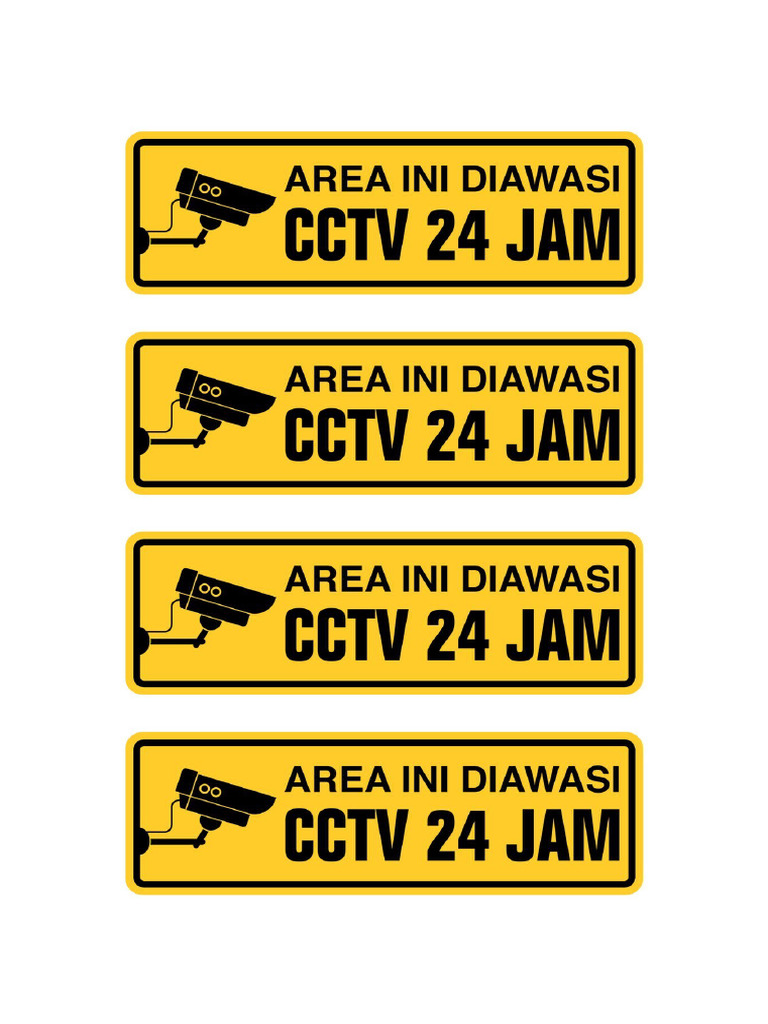 AREA INI DIAWASI CCTV | PDF