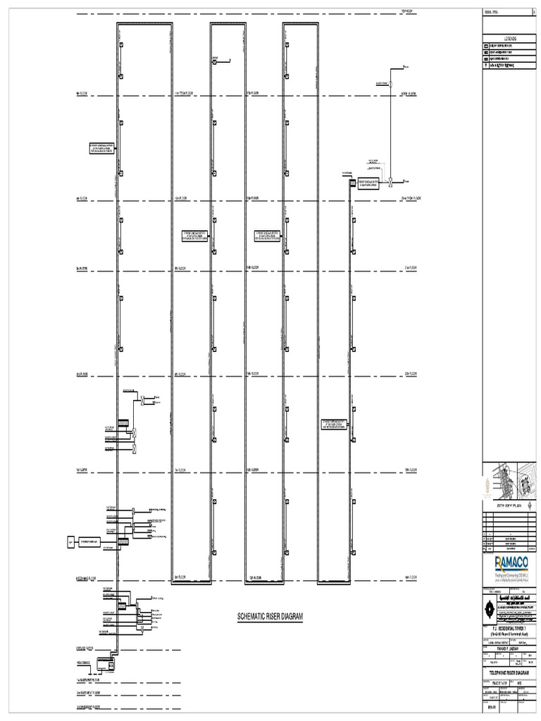 P 107 Telephone Riser Diagram | PDF