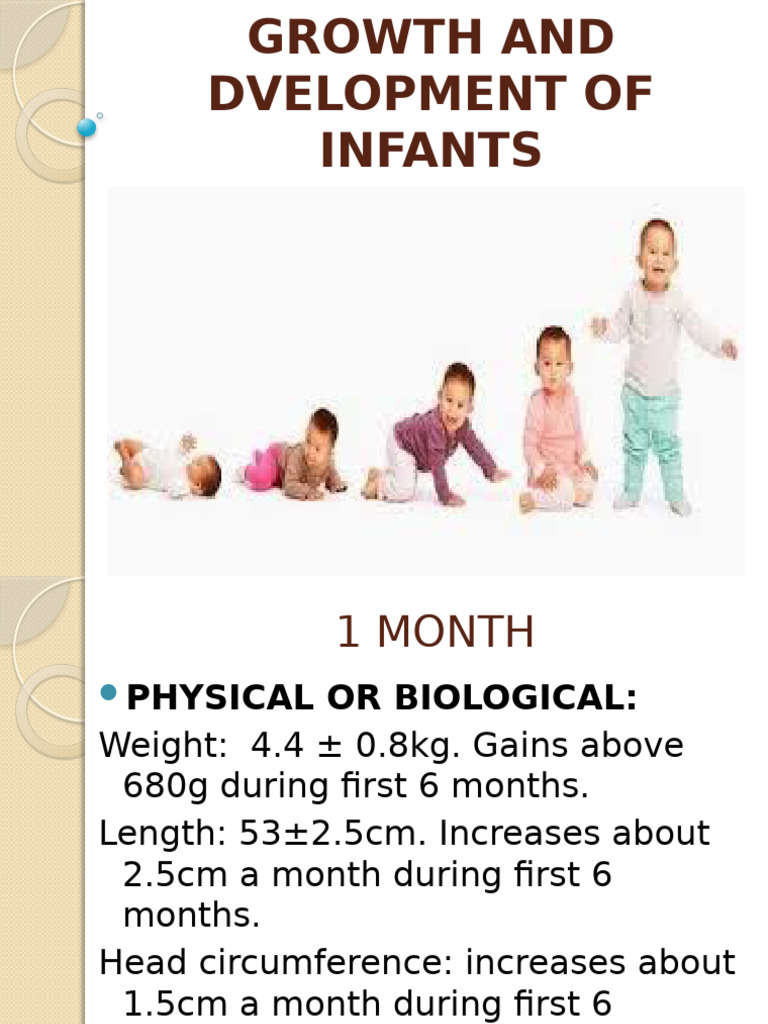 Growth and Dvelopment of Infants | PDF | Language Development | Infants
