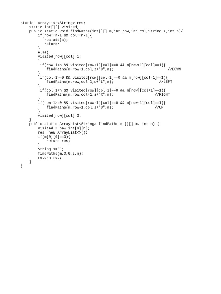 rate and maze problem | PDF