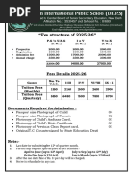Proposed Fee Structure 2025 26 | PDF