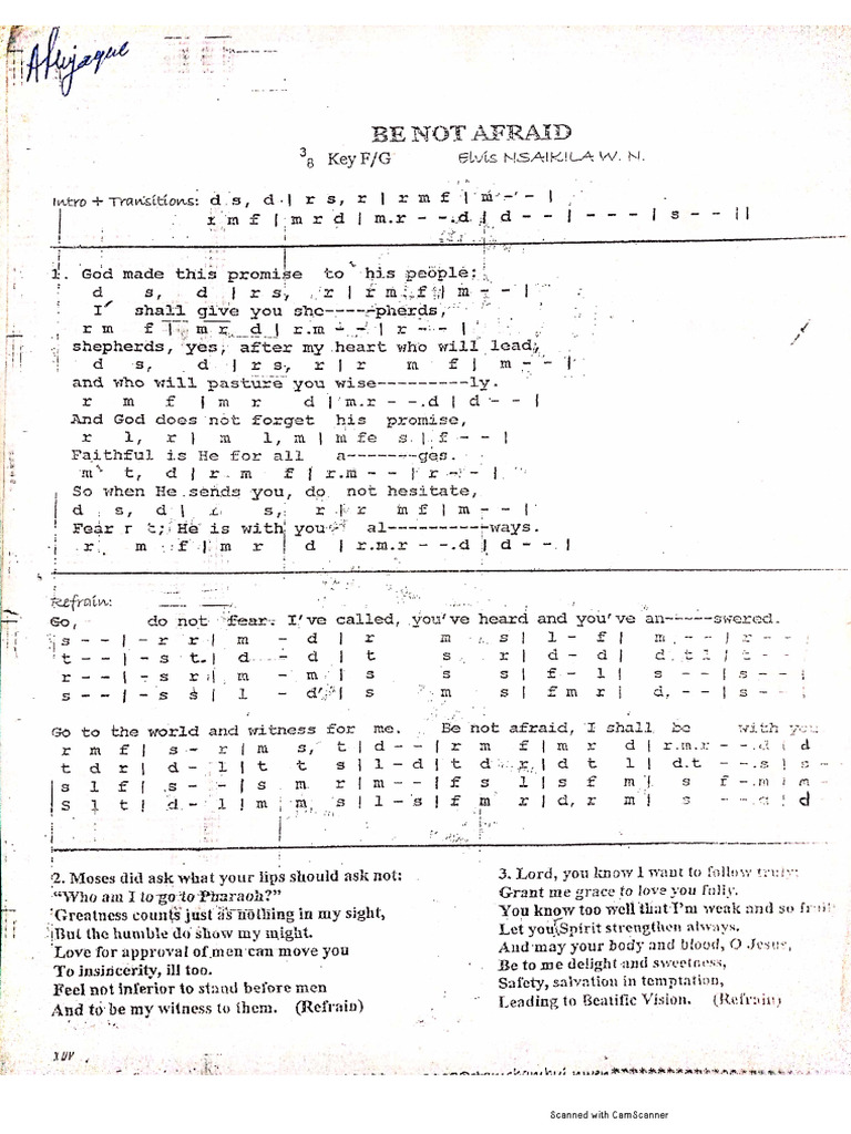 Be Not Afraid-1 | PDF