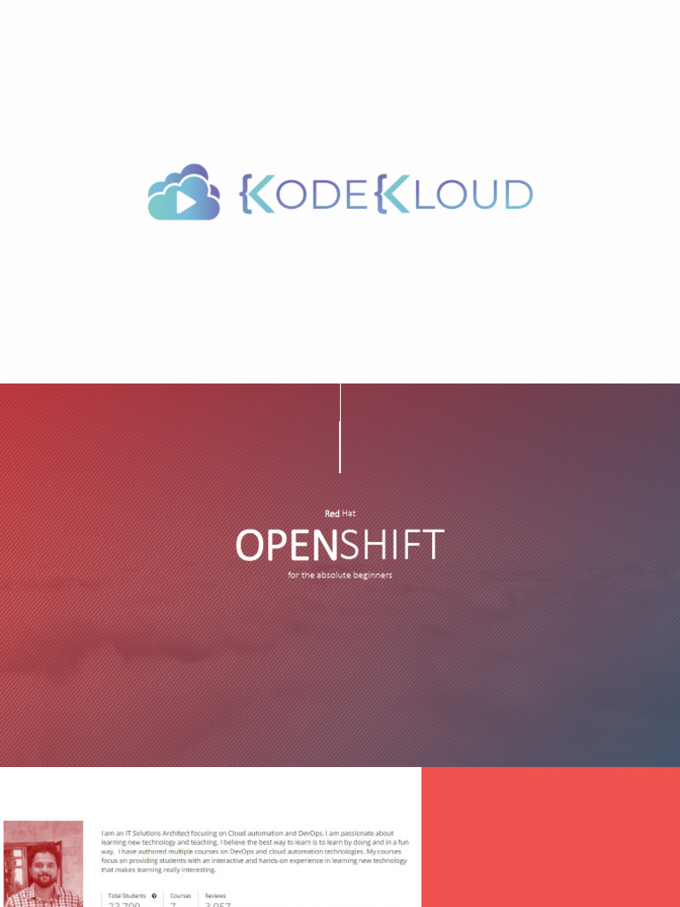OpenShift Presentation | PDF | Computer Science | Distributed Computing Architecture