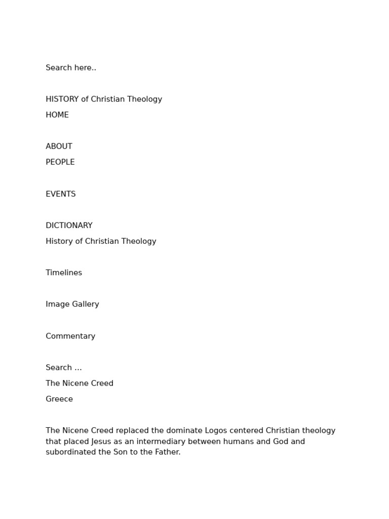 Arian and Nicene Creed Contoversy | PDF | Arianism | Logos (Christianity)