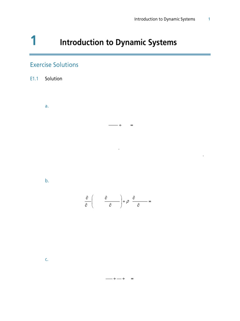 Solutions For Exercises in Dynamic Systems and Control Engineering by ...